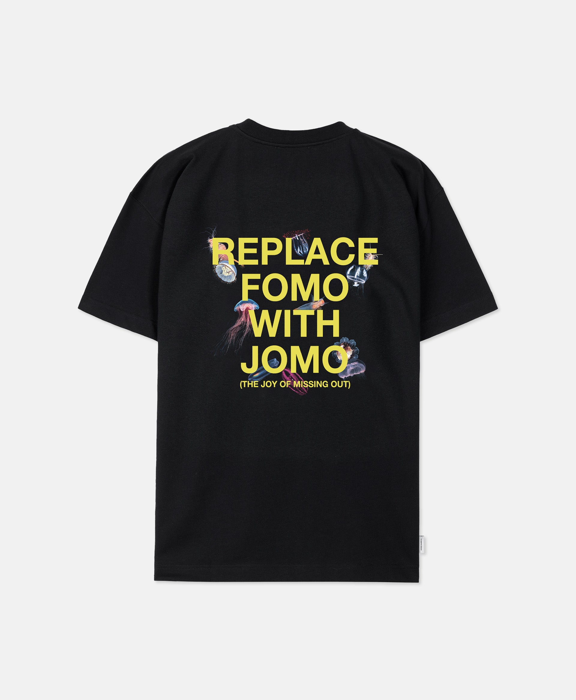 FOMO T-SHIRT BLACK – HOMIESMARBELLA